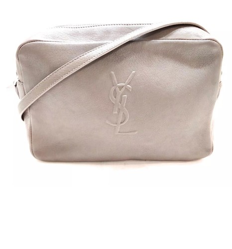 Saint Laurent • YSL Lou Camera Bag in Grey • | eBay