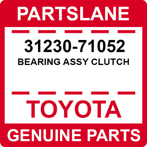 31230-71052 Toyota OEM Genuine BEARING ASSY CLUTCH | eBay