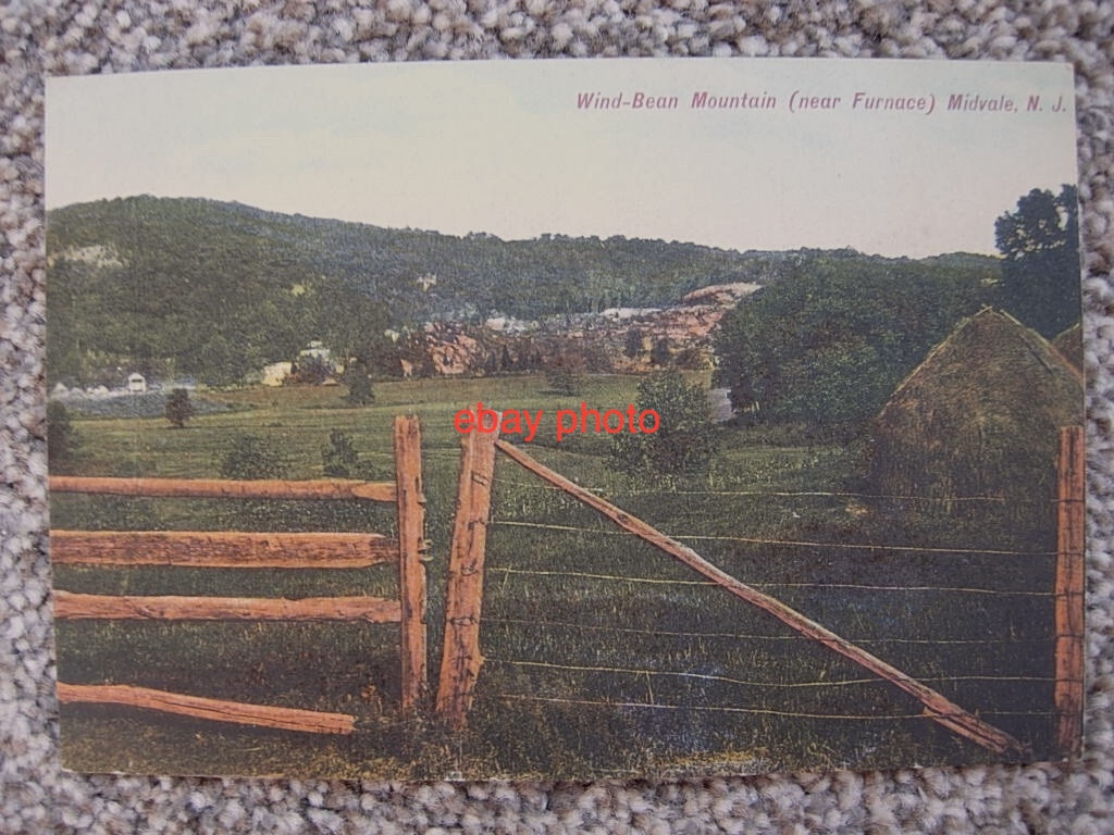MIDVALE NJ-WIND BEAN MOUNTAIN-NEAR FURNACE-FENCE-HAYSTACK-WANAQUE ...