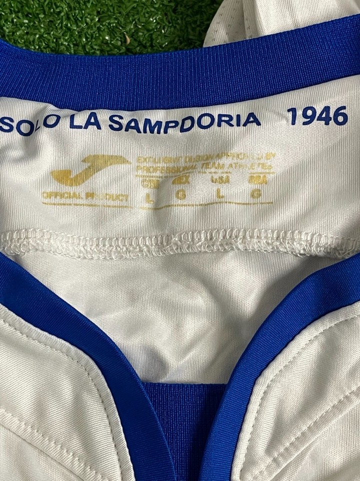 SHIRT SAMPDORIA YOUTH YOUTH SQUAD MATCH WORN JERSEY SHIRT WORN CAMISETA ...