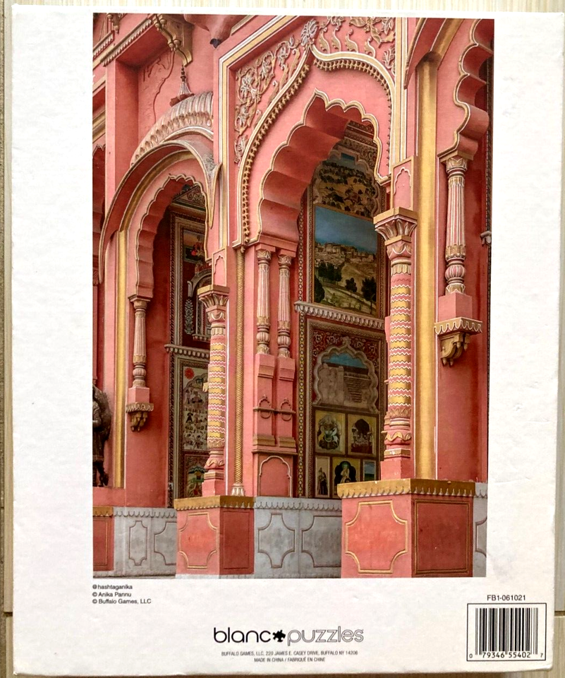 Blanc Jigsaw Puzzle “Hawa Mahal India” 500 Pieces Buffalo Games NEW | eBay