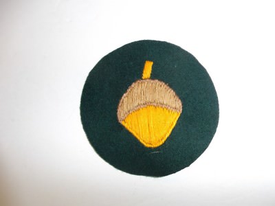b2938 WW 1 US Army Shoulder patch 87th Infantry Division Golden Acorn ...