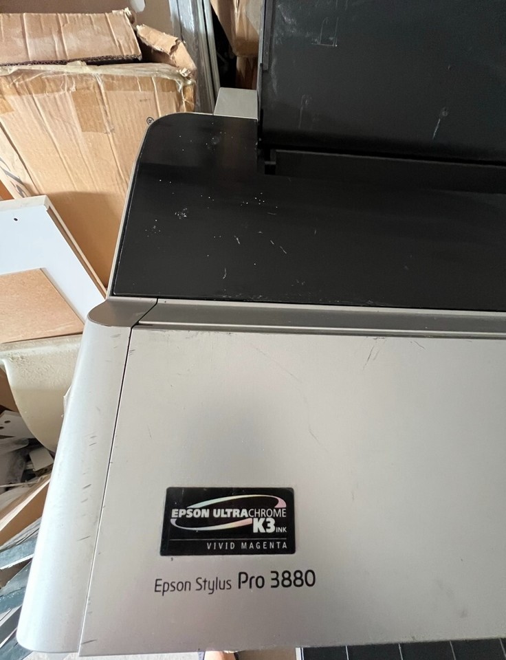 Epson Stylus PRO 3880 Printer Color Hydrographics [IT NEEDS SERVICE ...
