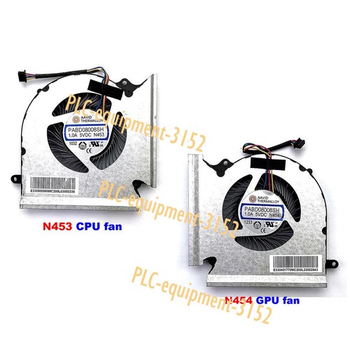 PABD08008SH N453 N454 Fit for MSI GE66 GP66 GL66 CPU GPU Cooling Fan ...