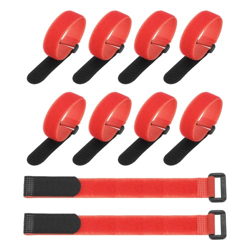 10Pcs Reusable Cable Ties 12"x0.98" Adjustable Reusable Hook & Straps ...