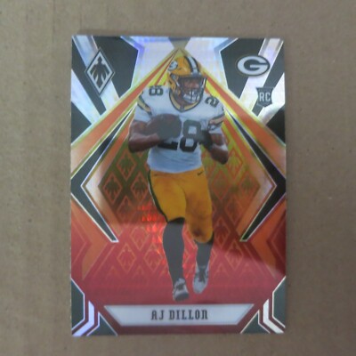 AJ Dillon RC 2020 Phoenix Orange #125 Green Bay Packers Quadzilla Free ...