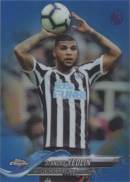 2018-19 Topps Chrome Premier League - DeAndre Yedlin #91 Blue Refractor ...