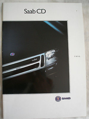 Saab CD range brochure 1992 | eBay UK