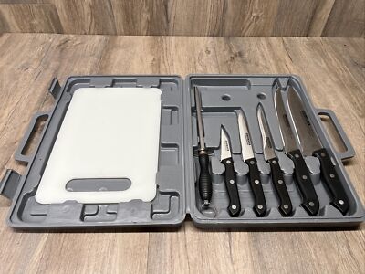 Koch Messer Stainless Rostfrei Inox 6 Pc Kitchen Knife Set W/ Cutting ...