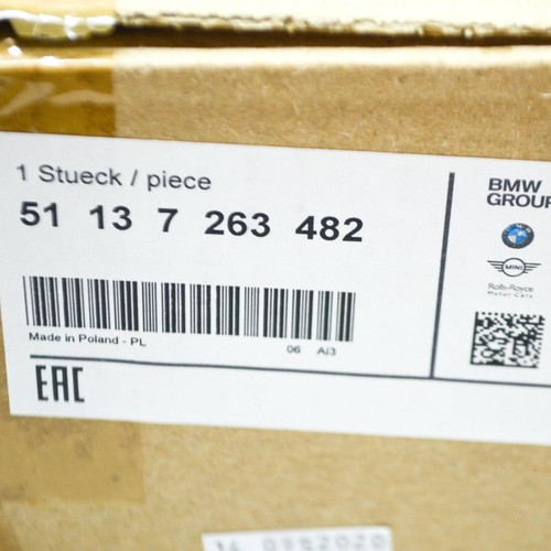 NEW BMW 3 F30 FRONT RADIATOR GRILLE LUXURY 51137263482 7263482 2014 OEM ...