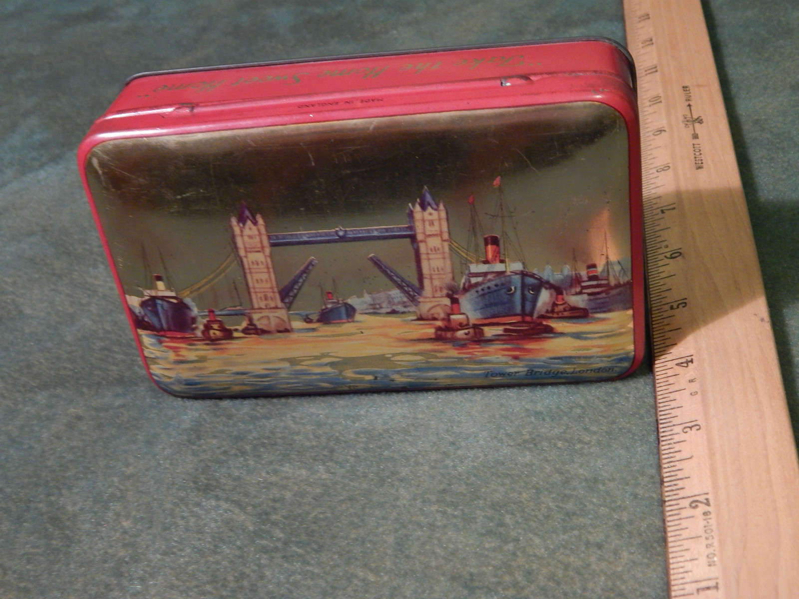 Tower Bridge, London, England [Blue Bird Toffee] Harry Vincent Ltd ...