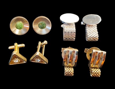 (4) Pairs Vintage Men's Cufflinks KC Lawyer Mob Foster Dante | eBay