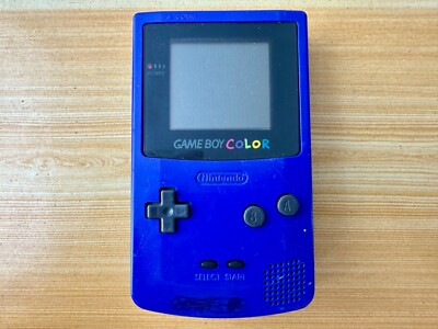 Nintendo Gameboy Color CGB001 Grape Purple Handheld System Console - No ...