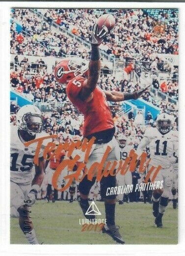 TERRY GOODWIN II 2019 Panini Luminance Football GOLD #202/275 RC ...