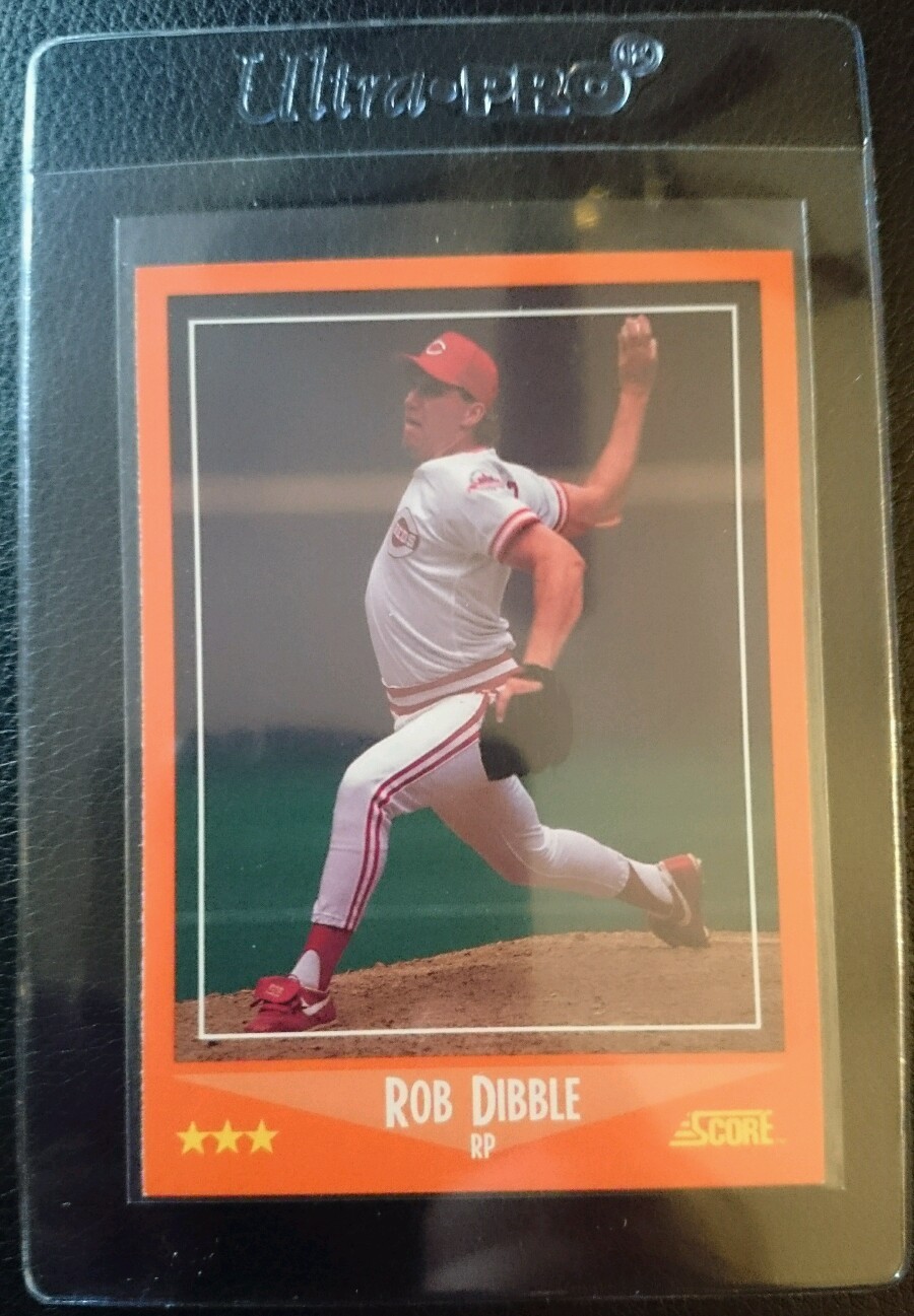 1988 SCORE TRADED #86T ROB DIBBLE ROOKIE CARD CINCINNATI REDS GEM MINT ...