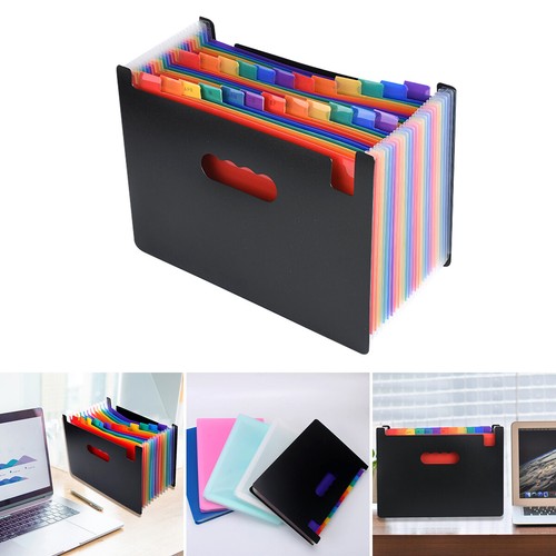 12/24 Expanding Files Folder Portable A4 Expandable File Organizer ...