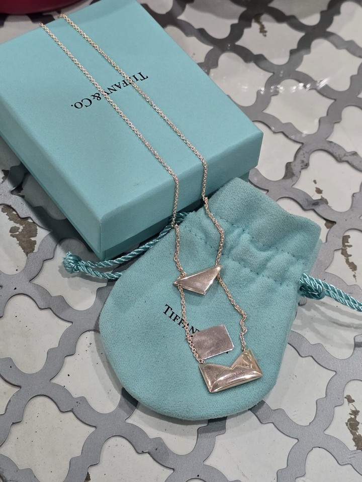 Tiffany & Co. Sweet Nothing Sterling Silver Envelope Movable Letter ...