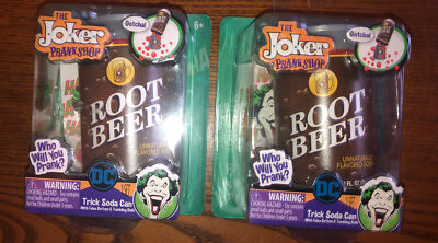 2 PACK - The Joker Prank Shop Root Beer toy Batman DC comics NEW | eBay