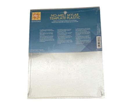 No-Melt Mylar Template Plastic 8.5"X11" | eBay