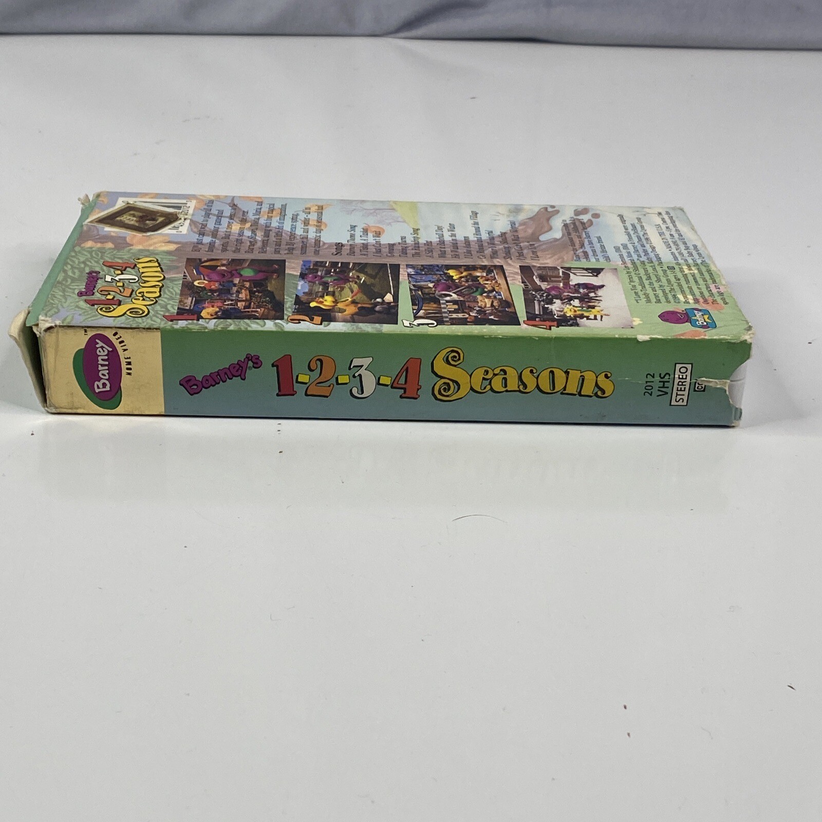 Barney's 1-2-3-4 Seasons VHS 1996 Classic Collection Cartoon VHS Tape ...