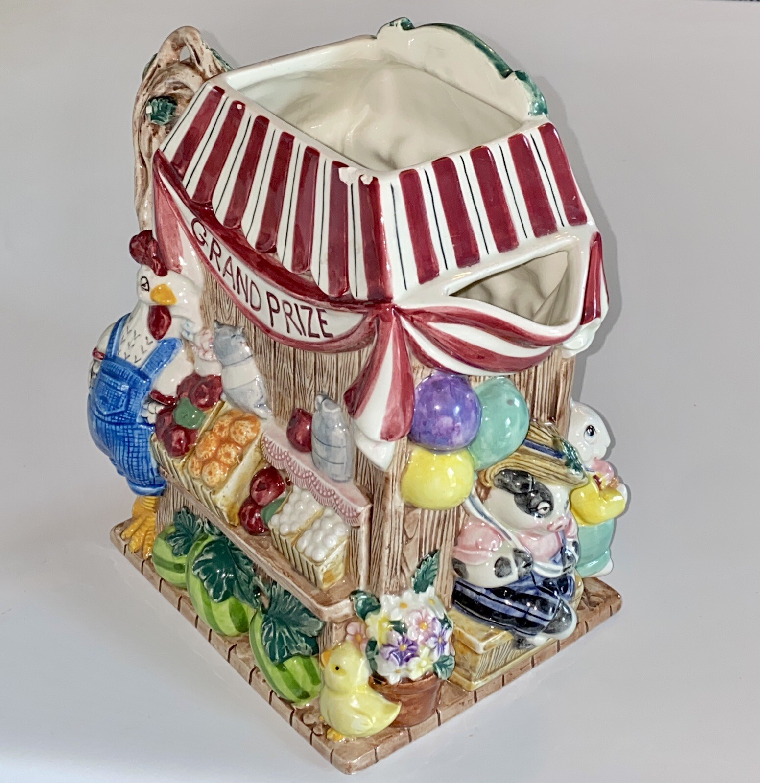 Fitz and Floyd Old MacDonald's Country Fair Pitcher /Mrs Hopper’s ...