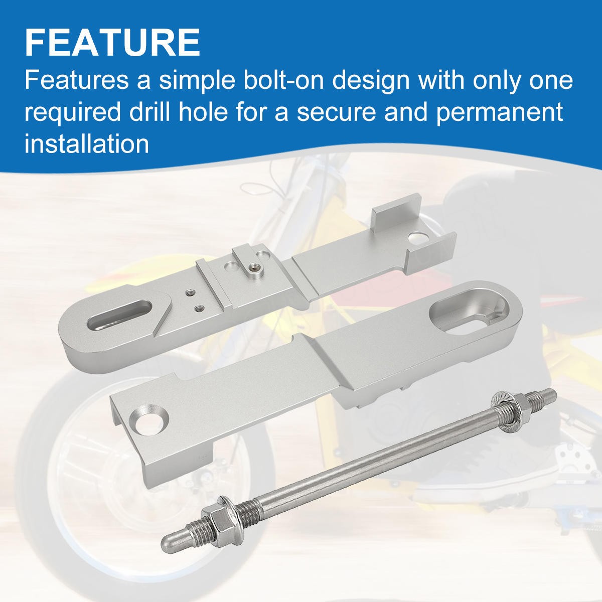 Billet Swing Arm Extension Kit 3"- 4" For Razor MX650 SX500 Mini Bikes ...