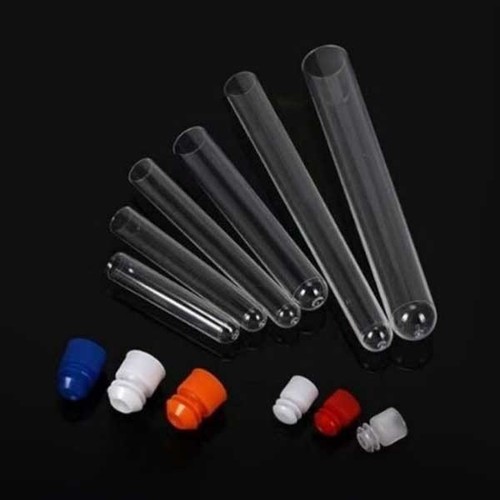 Clear Plastic Laboratory Single-off Test Tubes Sample Container Vial ...