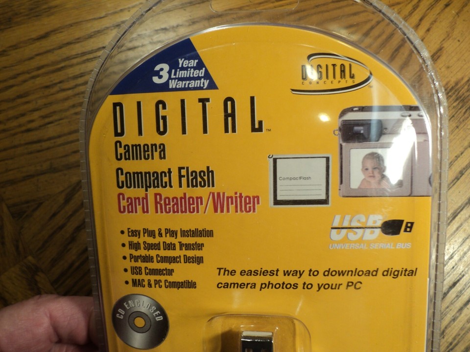 Digital Camera Compact Flash Card Reader/Writer No. CR-10 Factory ...