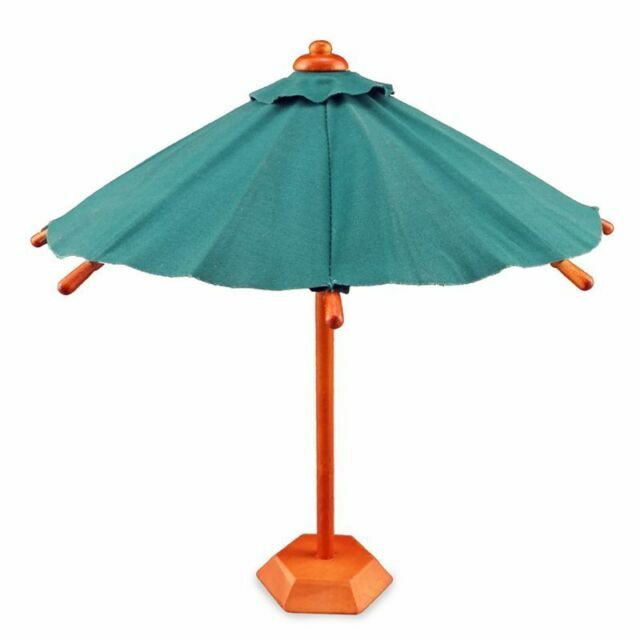 Dollhouse Miniature Standing Patio Umbrella by Reutter Porcelain for ...