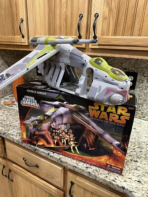 Star Wars ROTS Republic Gunship 2005 Mostly Complete | eBay