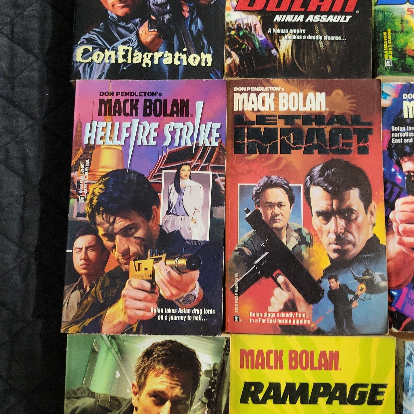 Lot of 20 Mack Bolan Books By Don Pendleton Action Adventure Espionage ...
