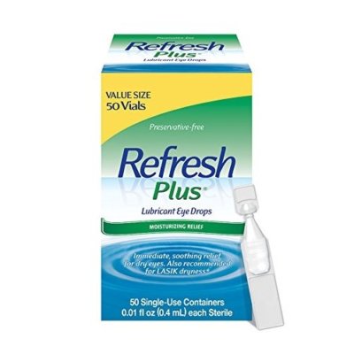 Refresh Plus Lubricant Eye Drops Moisturizing Relief For Dry Eyes Vials ...