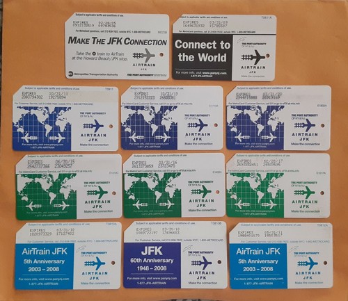 metrocard Airtrain JFK (set of 11, or choose one) | eBay