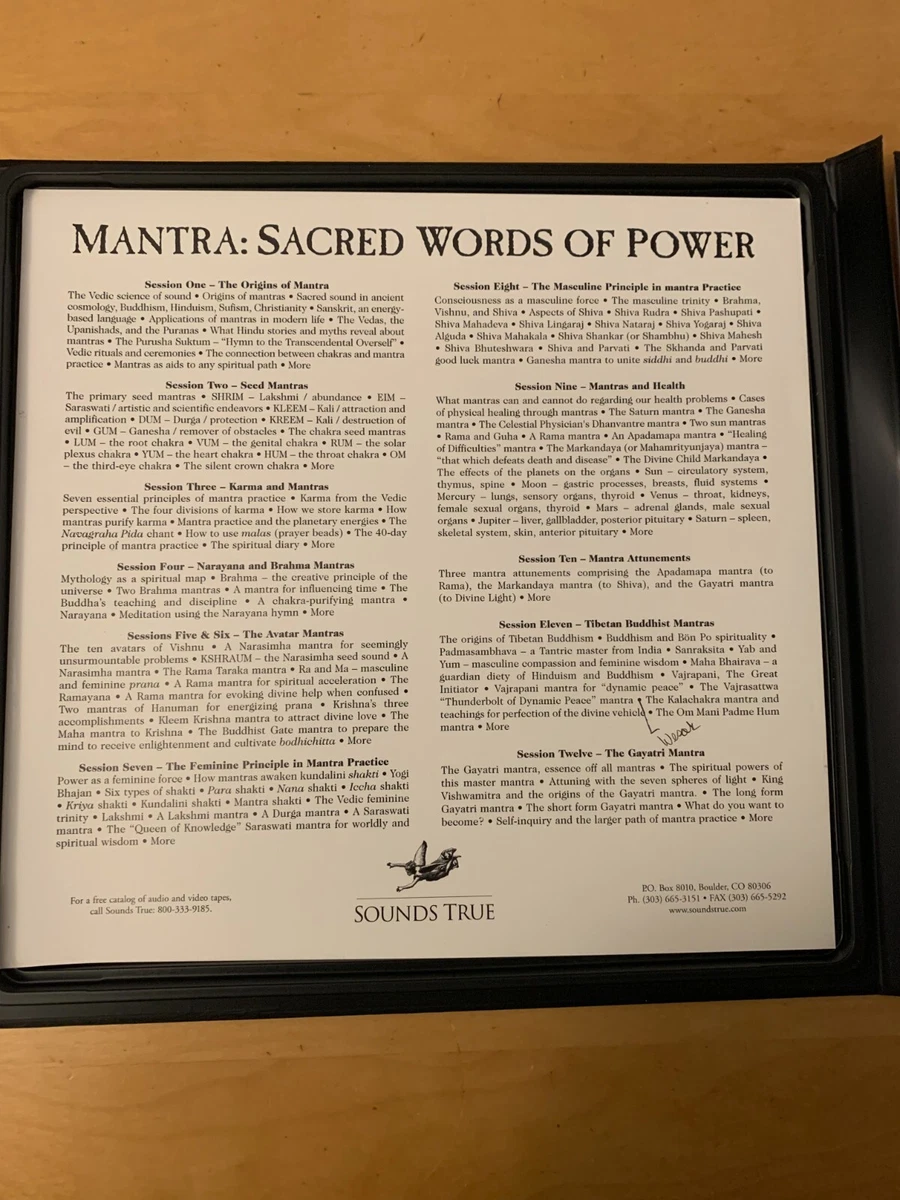 Power Of Mantra Words