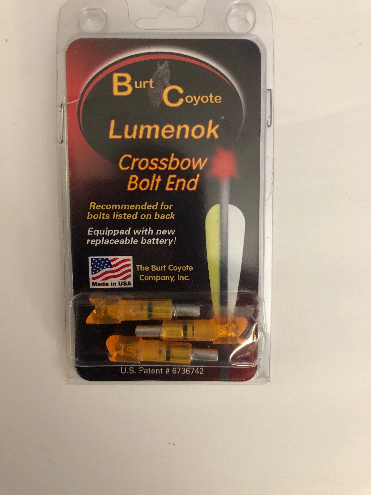 Burt Coyote Lumenok Crossbow Lighted Bolt End-Crescent Nock 3PK-GTMXC3 ...