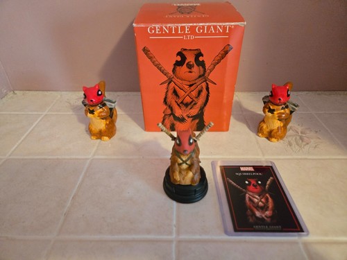 SQUIRRELPOOL BUST LE SDCC 91/500 + BONUS TOOTHPICK HOLDERS! DEADPOOL ...