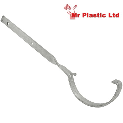 Polypipe 112mm Half Round Gutter Galvanised Metal Side Rafter Bracket ...