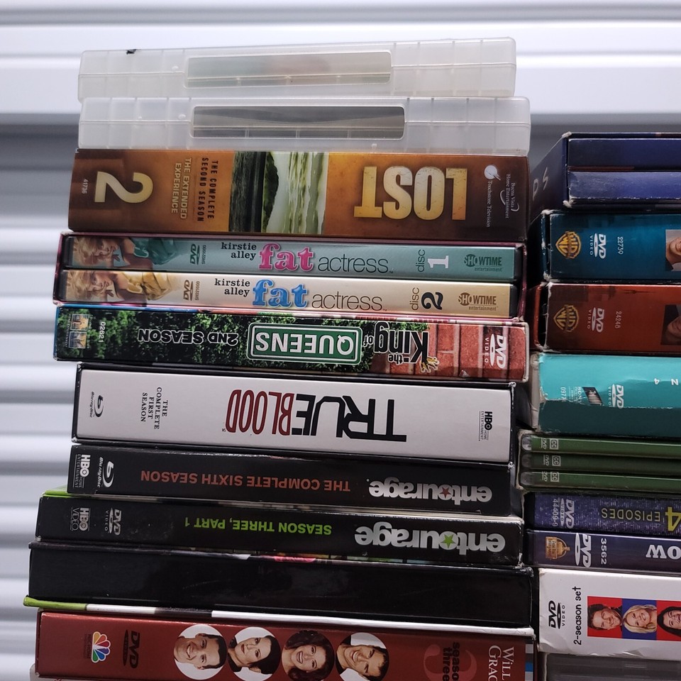DVD Box Set Lot of 57 TV Shows Sitcom Series Seasons Wholesale Storage ...