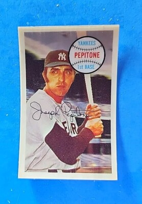 1970 KELLOGGS BASEBALL #59 JOE PEPITONE NEW YORK YANKEES EX-MINT+ | eBay