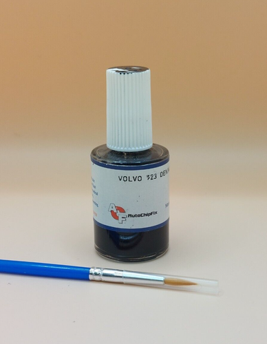 For VOLVO Code 723 DENIM BLUE Car Touch Up Paint + Fine Tip Brush ...