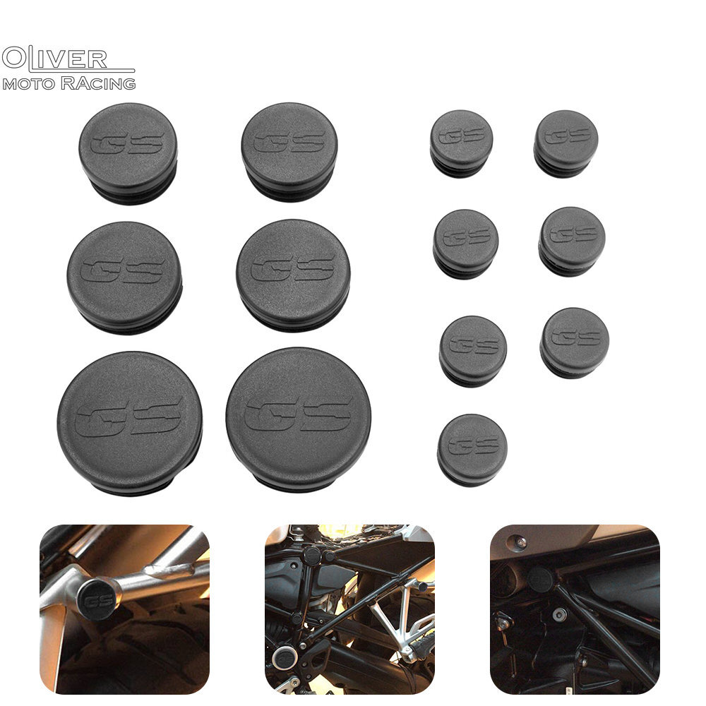 13PCS Frame Hole Cover Caps Plug Decor For BMW R1200GS LC ADV 2013 2014 ...