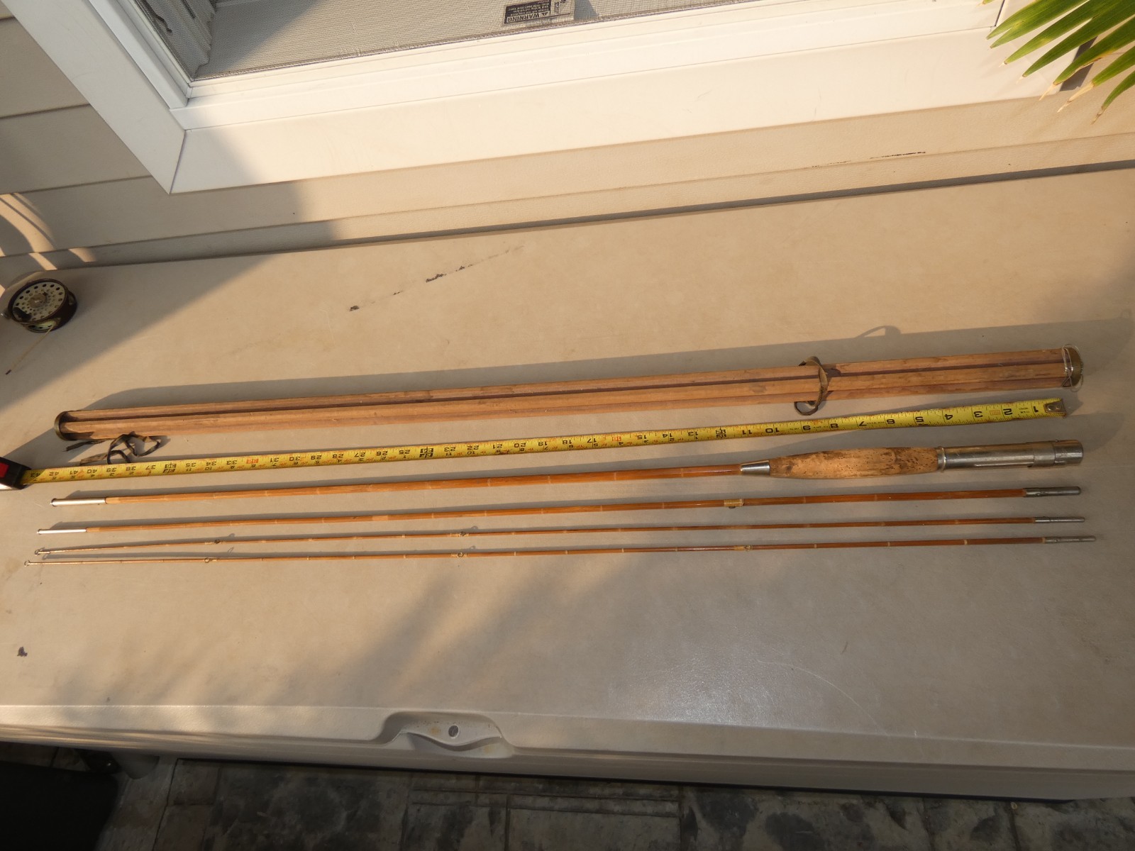 VINTAGE HORROCKS IBBOTSON UTK Split Bamboo 3 Pc + Extra Tip Fly Fishing ...