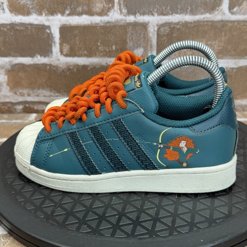 Adidas Superstar Disney x Brave Princess Merida Sneakers Kids Toddler ...
