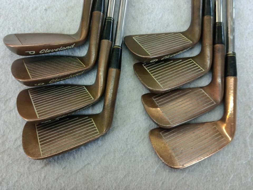 RARE CLEVELAND TOUR ACTION 485 BECU 3-PW IRON SET DG S400 STIFF STEEL ...