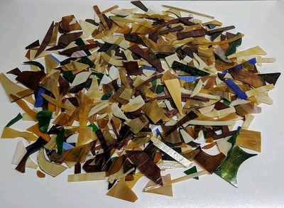 5lb LOT #156 - Stained Glass Small Pieces Scrap Mosaics Art Projects ...