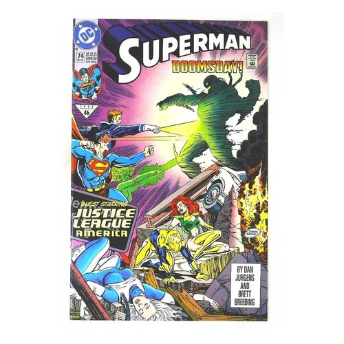 Superman #74 - 1987 series DC comics NM Full description below [e@ | eBay