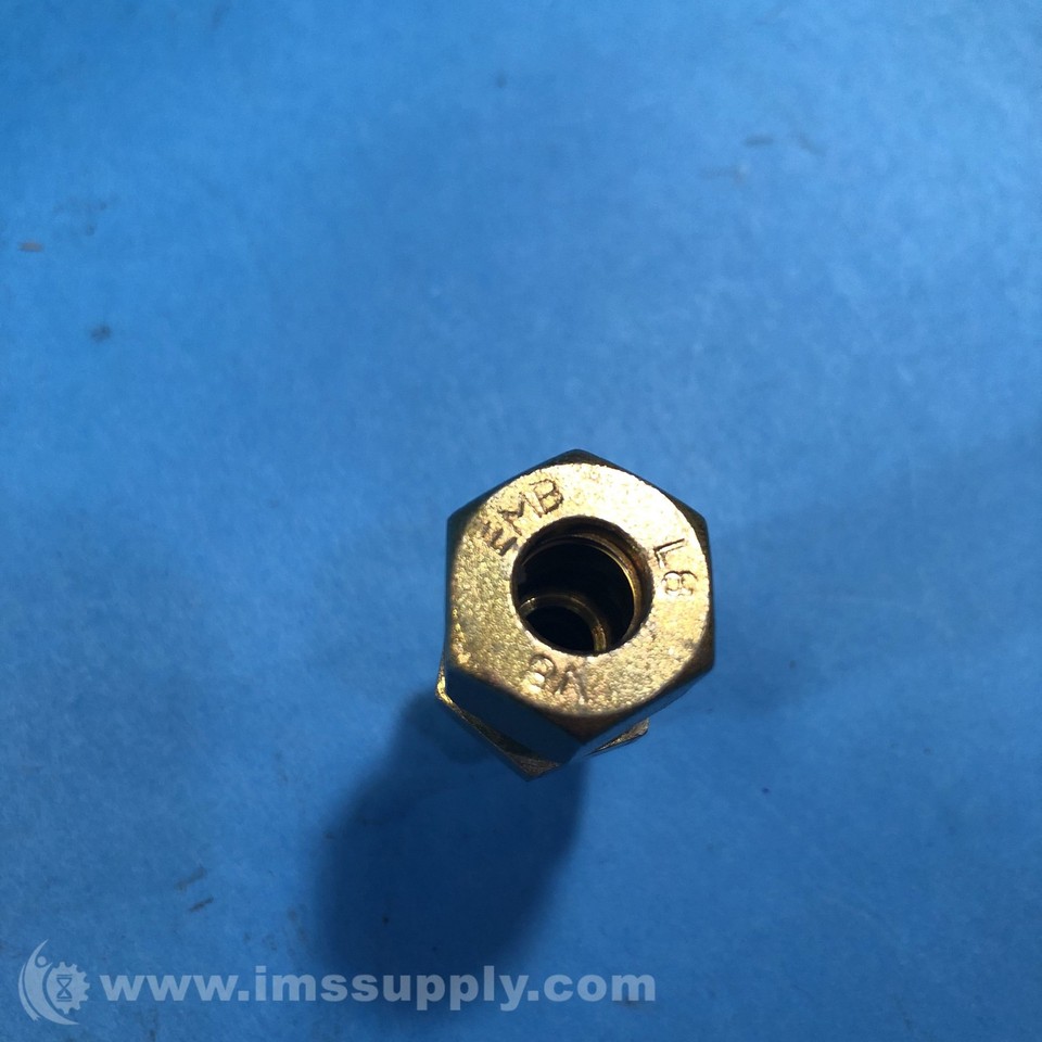 Emb L8 Straight Flare Tube Hex Head Fitting FNIP | eBay