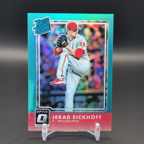 2016 Panini Donruss Optic - Rated Rookies Jerad Eickhoff #63 Aqua /299 (RC) for sale online | eBay