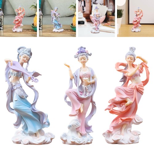 Chinese Girl Figurine Desktop Statue Decor for Hotel Living Room Dining ...