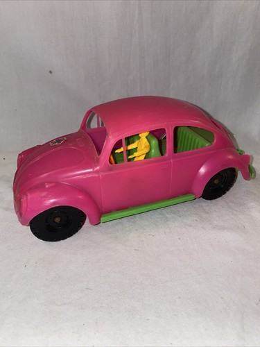 Volkswagen Vintage VW Bug Beetle Toy 8" Car Amloid Made in USA Plastic ...